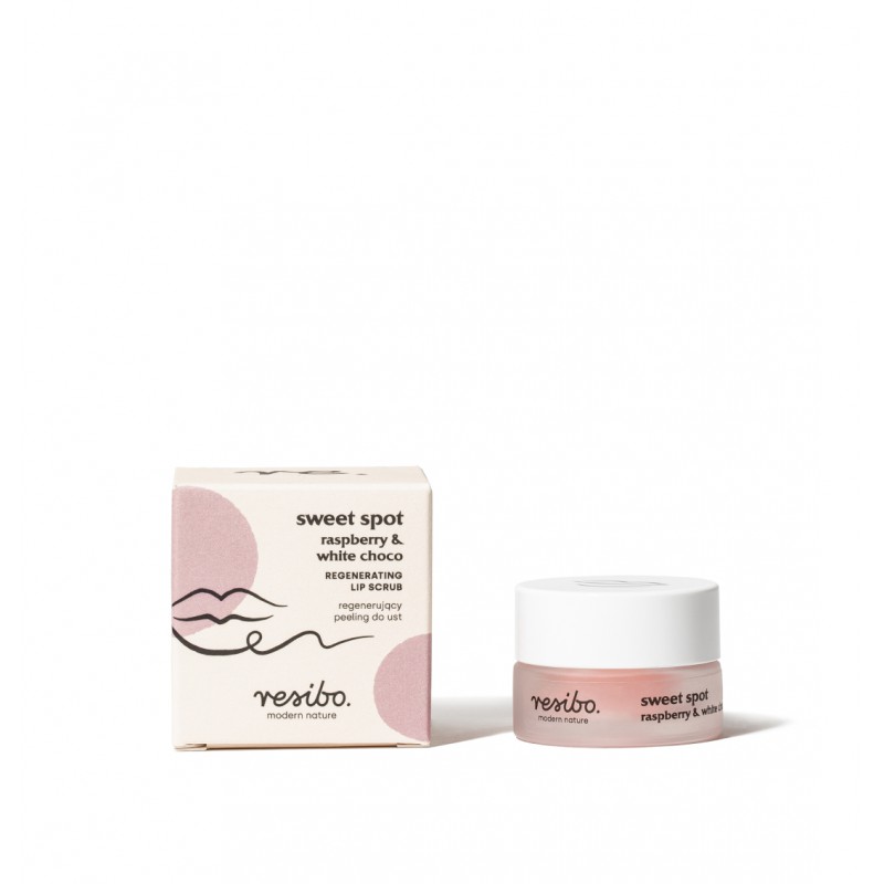 RESIBO SWEET SPOT REGENERUJĄCY PEELING DO UST 9G MALINA BIAŁA CZEKOLADA